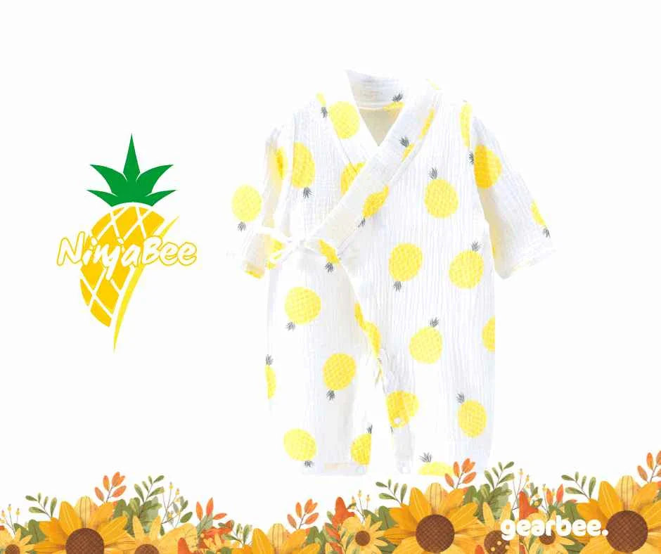NinjaBee Pineapple Romper - Adorable Baby Outfit – Gearbee Baby