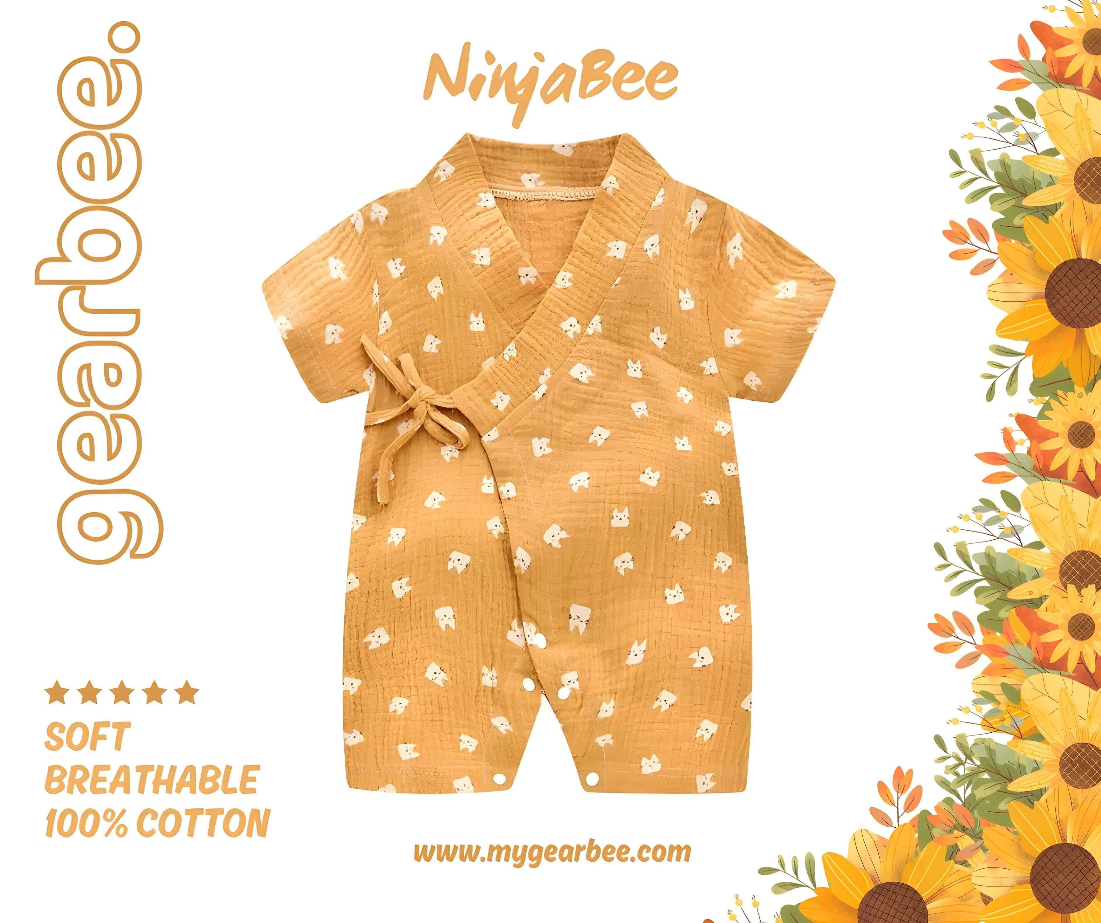 NinjaBee-Samurai: Adorable Baby Romper – Gearbee Baby